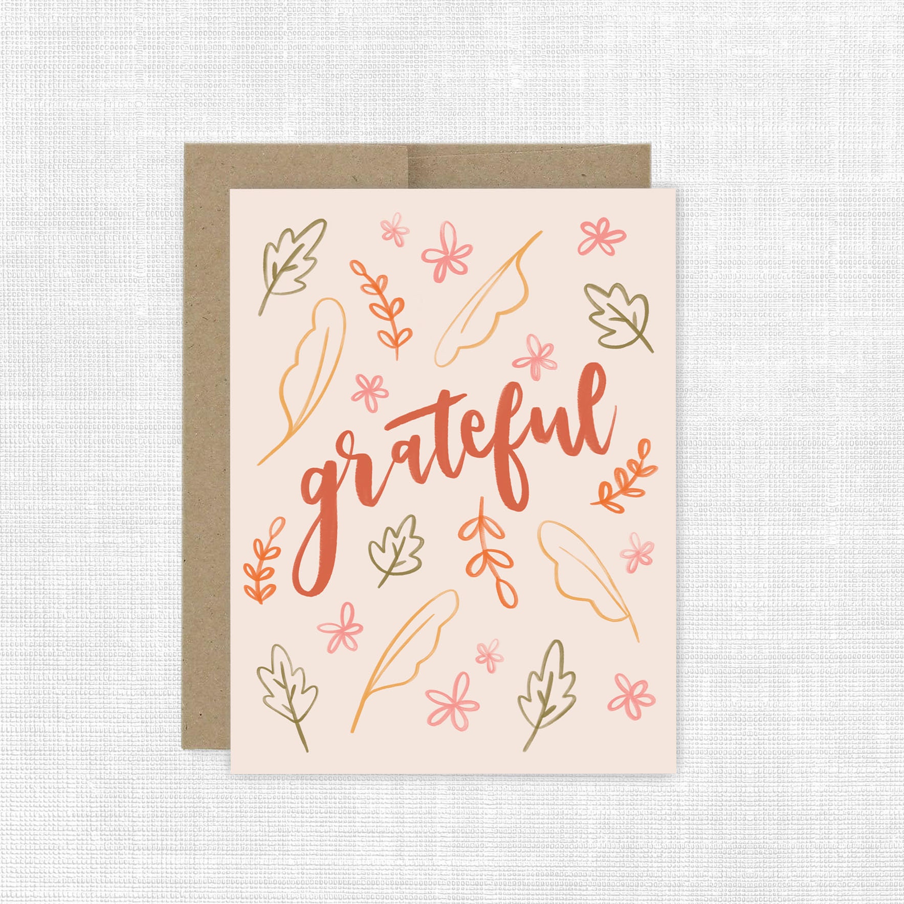 Grateful Card, Gratitude Cards, Thanksgiving Card, Eco-friendly ...
