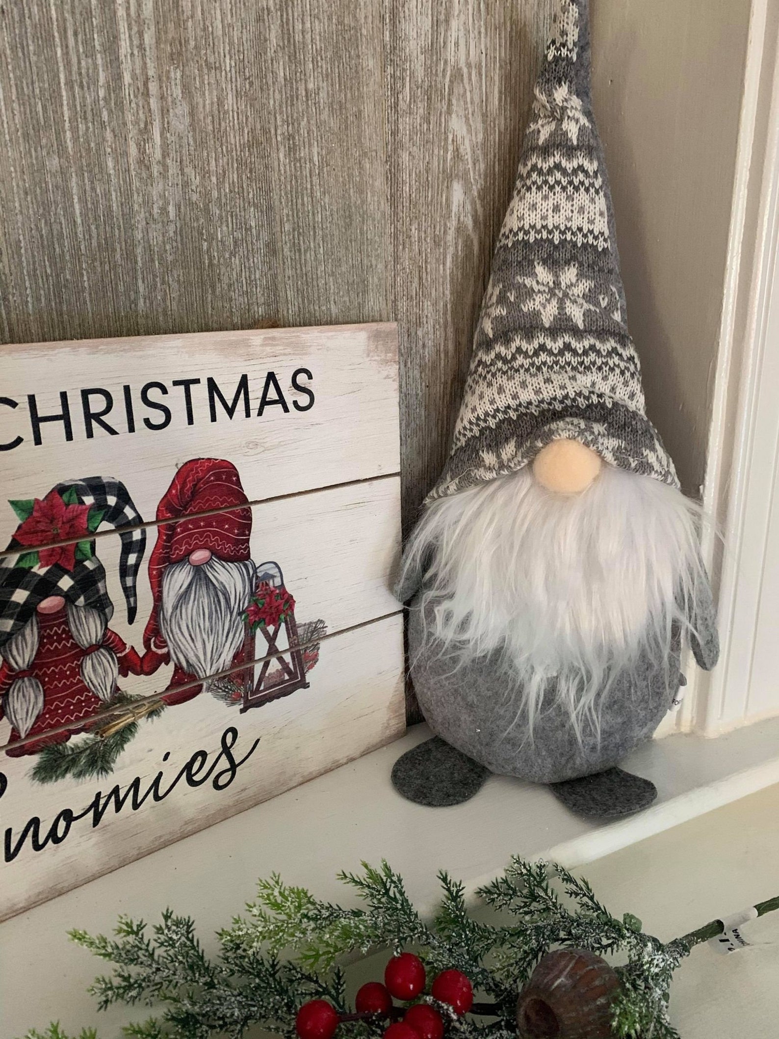 Gnomes Centerpieceschristmas Gnomes Table Decorsweater - Etsy