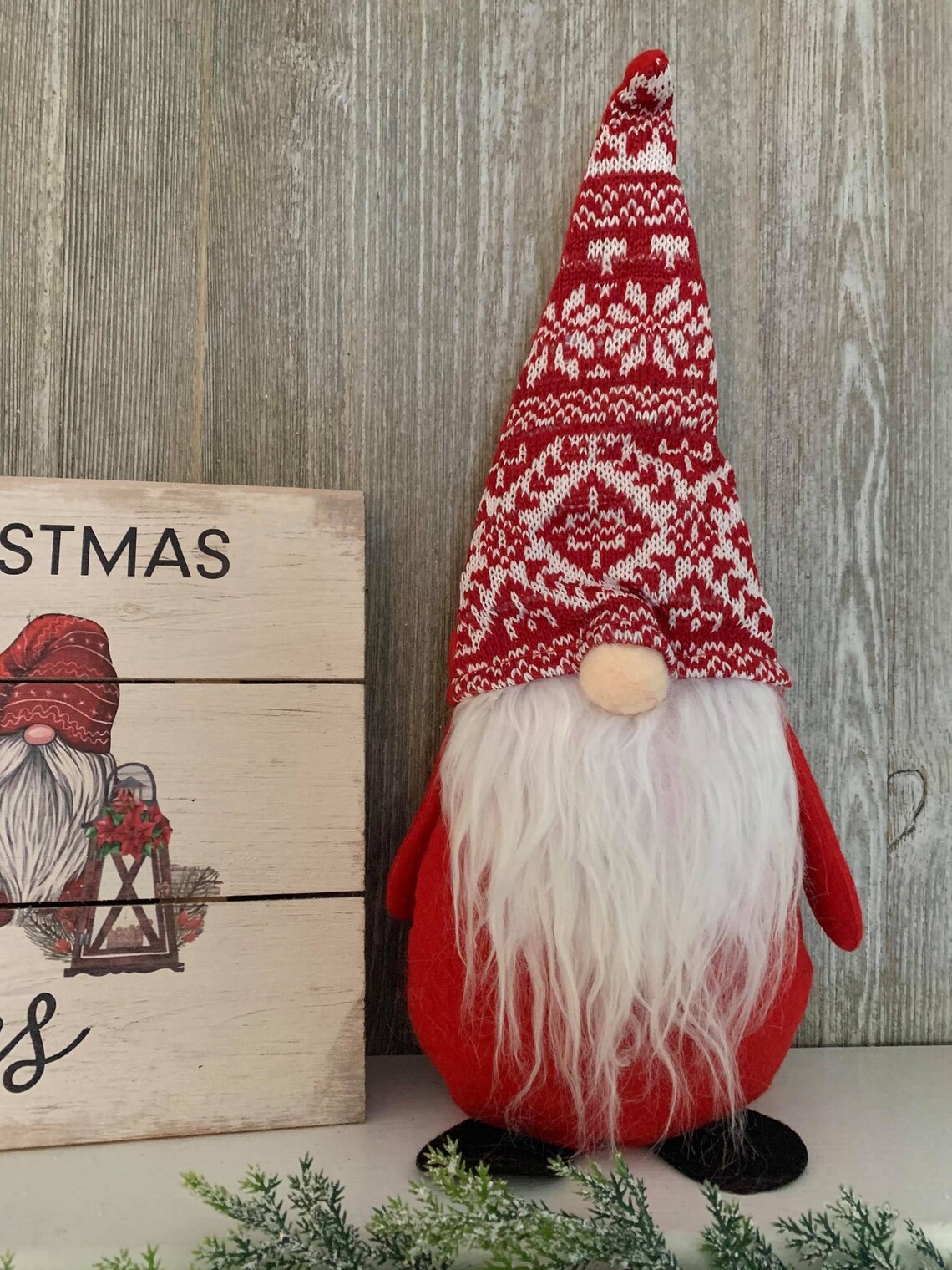 Gnomes Centerpieceschristmas Gnomes Table Decorsweater - Etsy