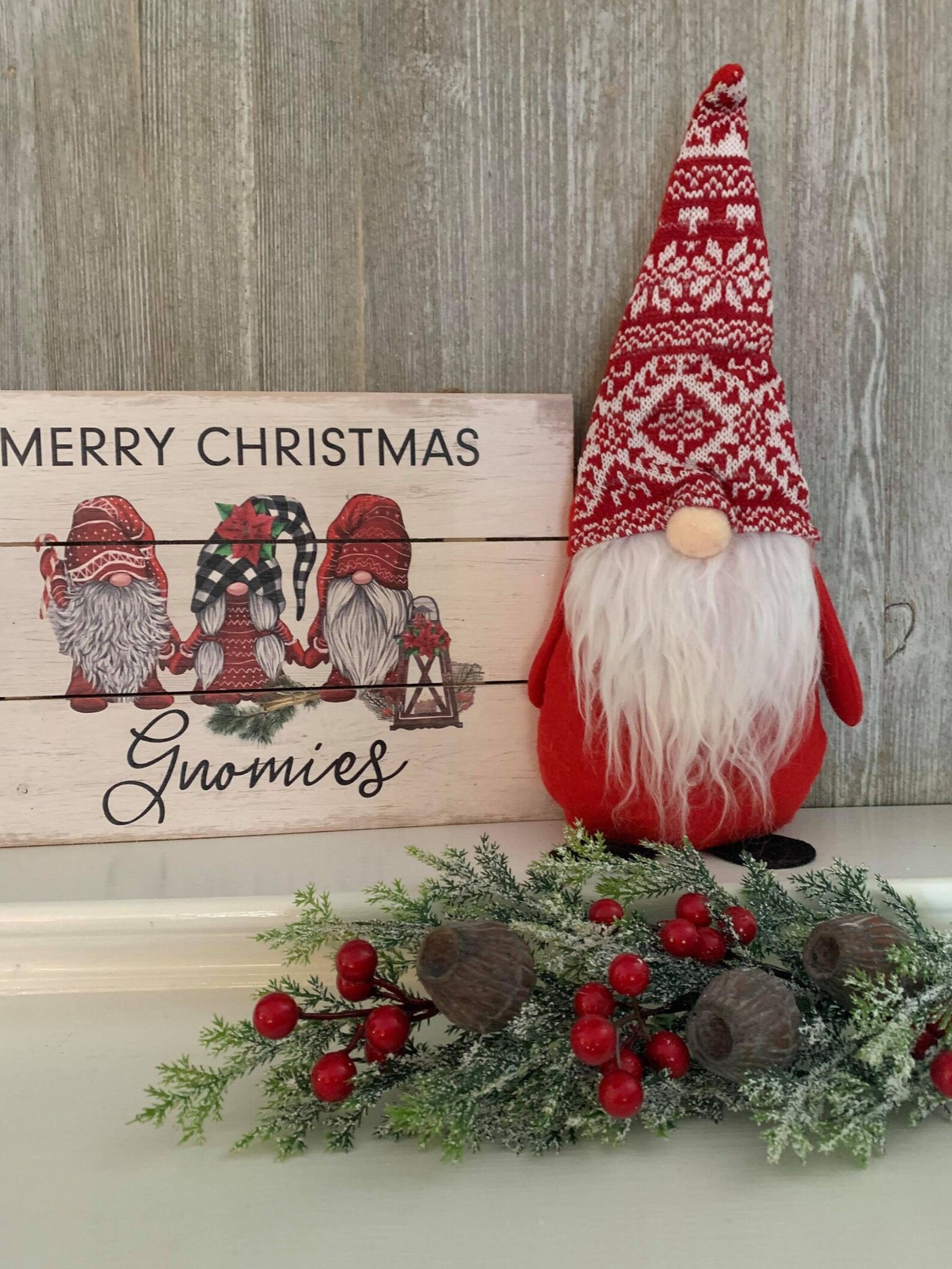 Gnomes Centerpieceschristmas Gnomes Table Decorsweater - Etsy