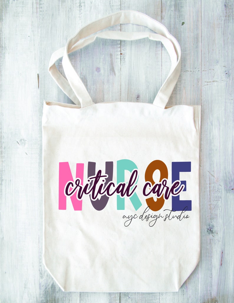 Critical Care Nurse SVG, PNG, PDF, Jpeg, Critical Care, Registered ...