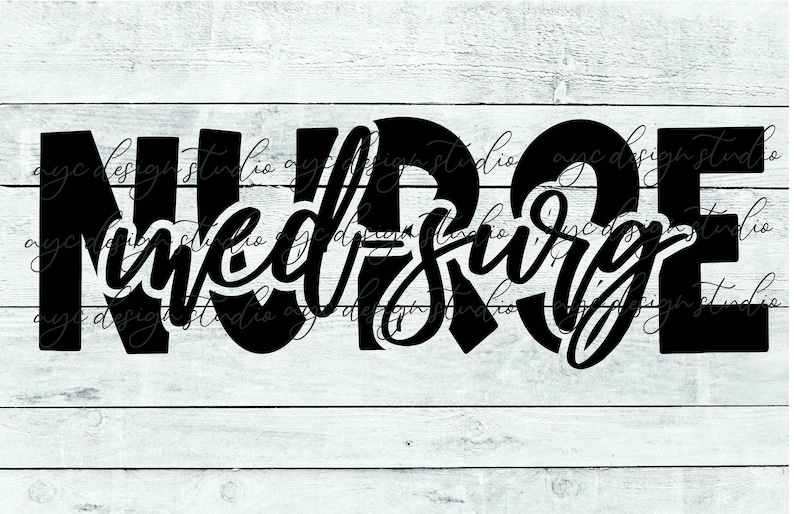 Med-surg Nurse SVG, PNG, PDF, Jpeg, Med-surg Nurse, Registered Nurse ...