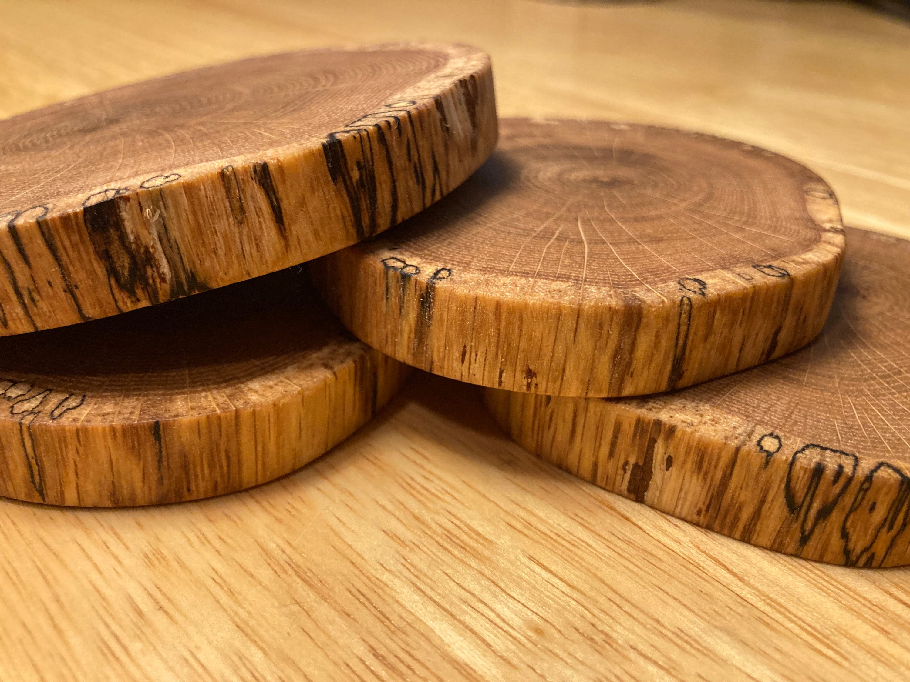 Wooden Coaster, Reclaimed Wood, Rustic Coasters, Rustic Log, Log ...