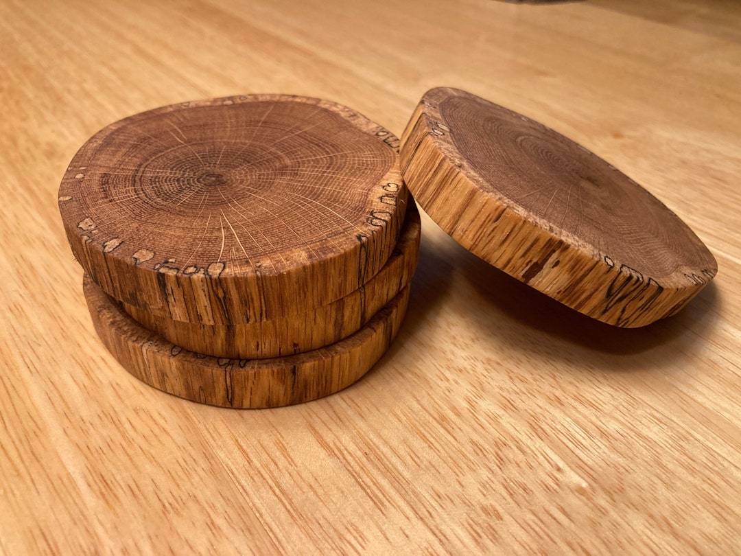 Wooden Coaster, Reclaimed Wood, Rustic Coasters, Rustic Log, Log ...