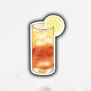 John Daly Cocktail Sticker, Arnold Palmer Cocktail, Signature Drink ...