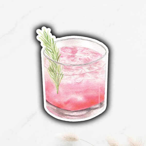 Cocktail Decal - Etsy
