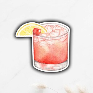 Rum Punch Sticker, Rum Runner Sticker, Signature Drink Sticker, DIY ...