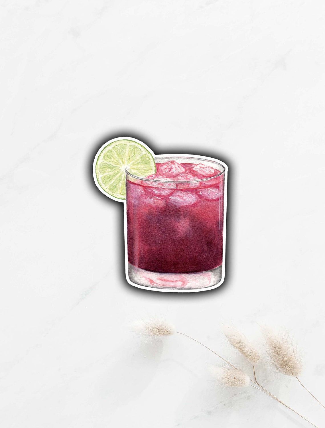 Transfusion Cocktail Sticker, Signature Drink Sticker, DIY Wedding Bar ...