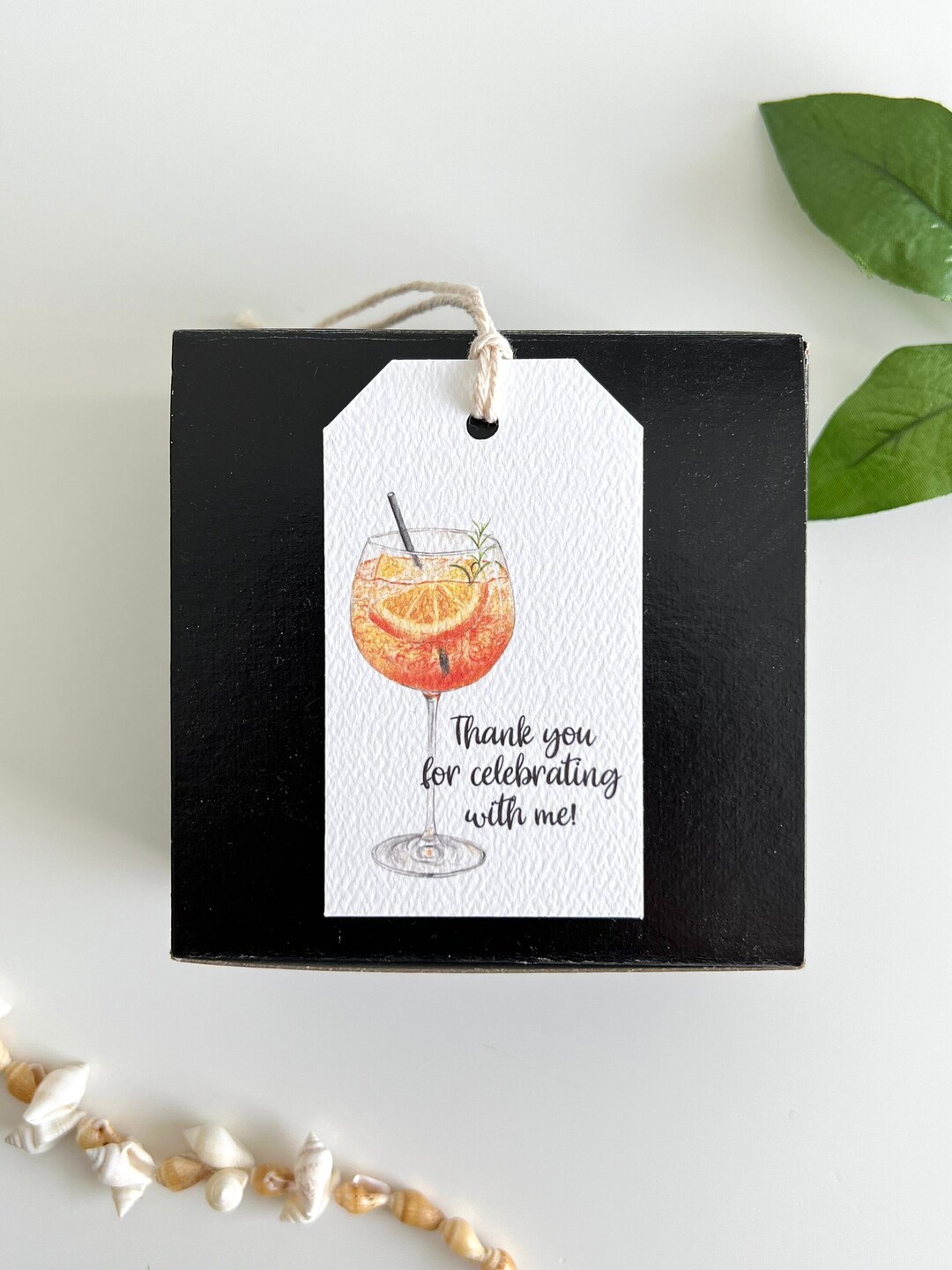 Aperol Spritz Gift Tag, Personalized Gift Tag, Thank You for ...
