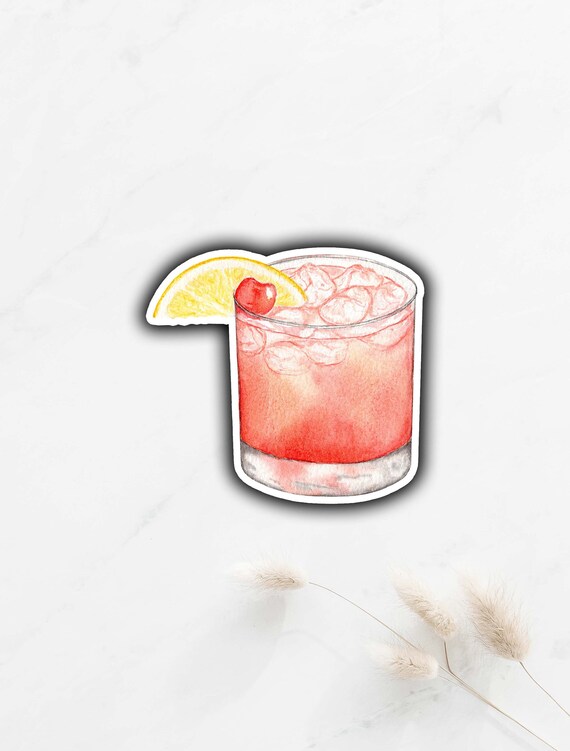 Rum Punch Sticker Rum Runner Sticker Signature Drink - Etsy