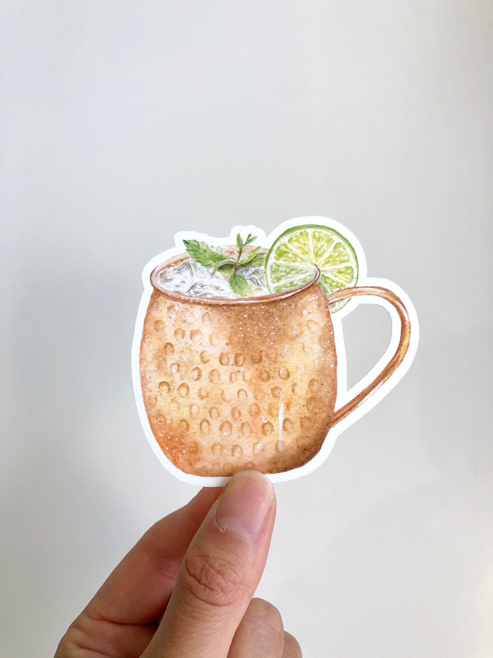 Moscow Mule Sticker, Signature Drink Sticker, Signature Cocktail Sign ...