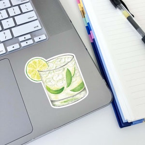Caipirinha Cocktail Sticker, Rum Cocktail Sticker, Signature Drink ...