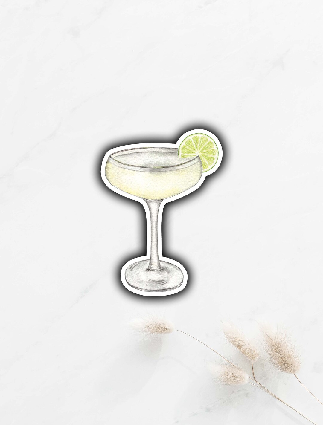 Daiquiri Sticker, Signature Drink Sticker, DIY Wedding Bar Sign ...