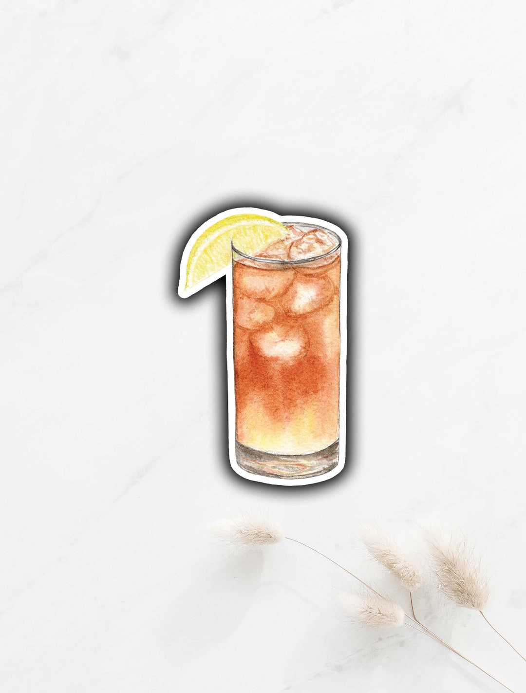 Long Island Iced Tea Sticker, Arnold Palmer Cocktail, Signature Drink ...