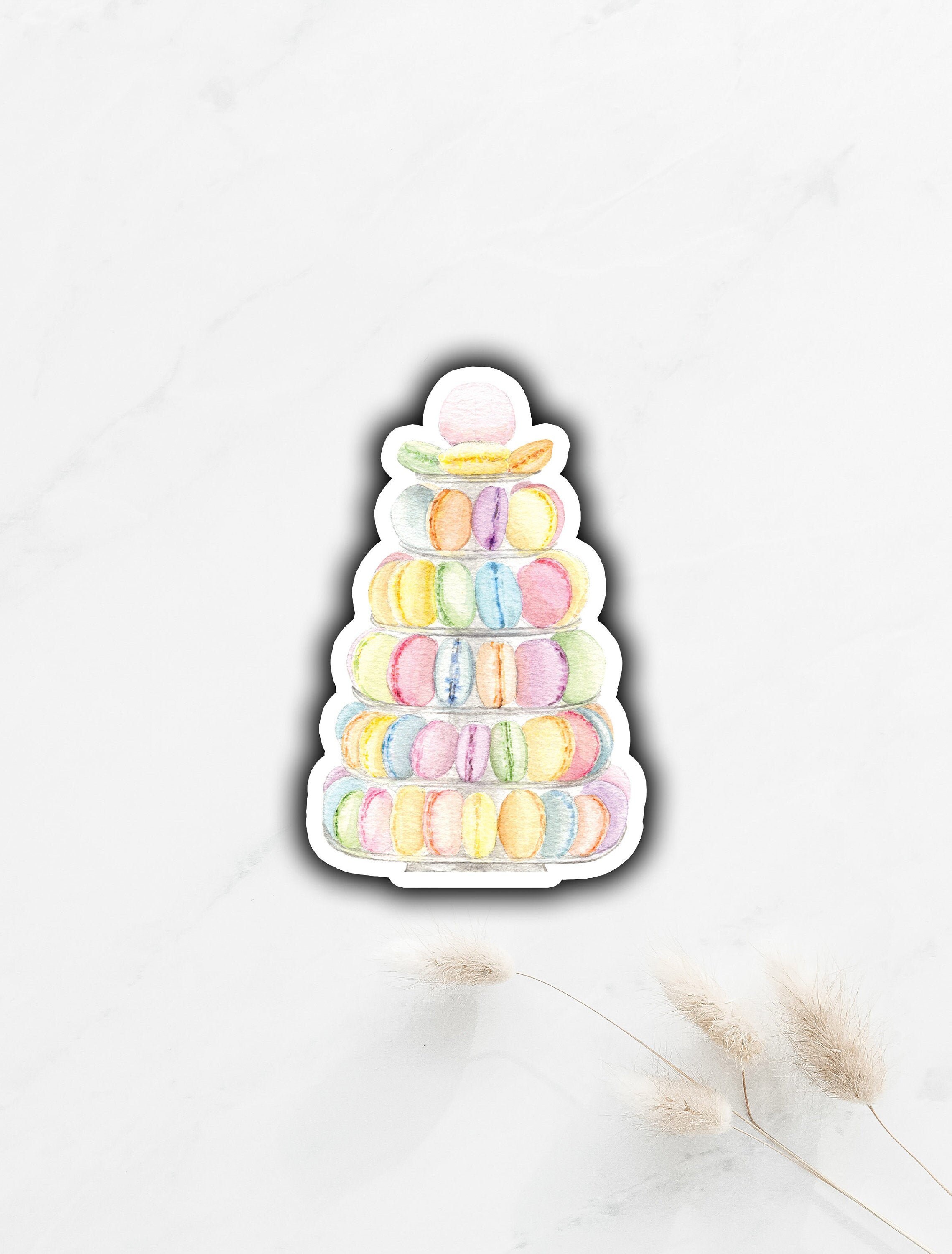 Macaron Tower Sticker Macaron Sticker Macaron Tower Vinyl | Etsy