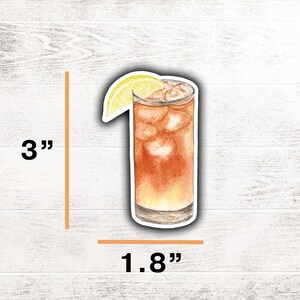 Long Island Iced Tea Sticker, Arnold Palmer Cocktail, Signature Drink ...