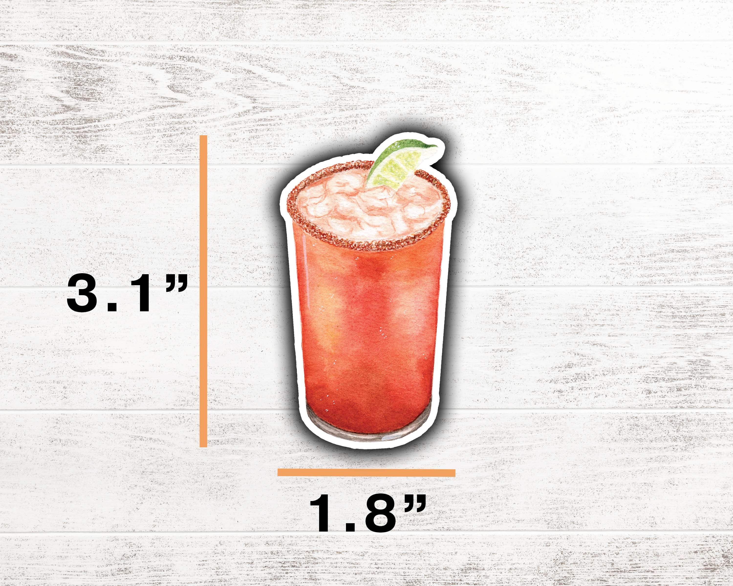 Michelada Sticker Michelada Vinyl Sticker Beer Cocktail - Etsy