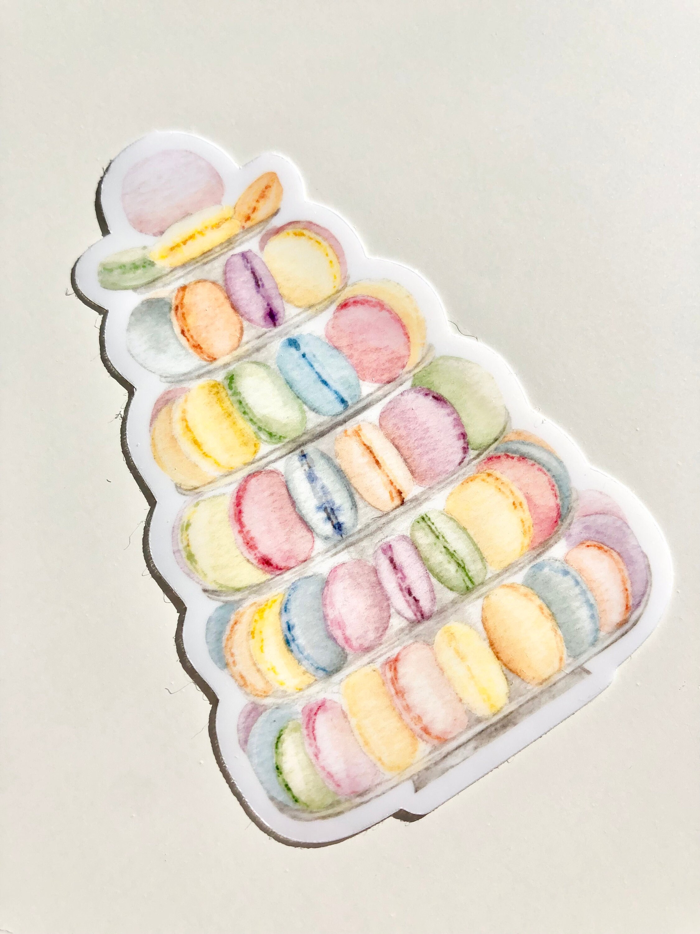 Macaron Tower Sticker Macaron Sticker Macaron Tower Vinyl | Etsy
