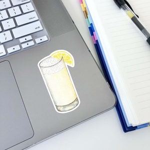 Gin Fizz Sticker, Gin Cocktail Sticker, Signature Drink Sticker, DIY ...