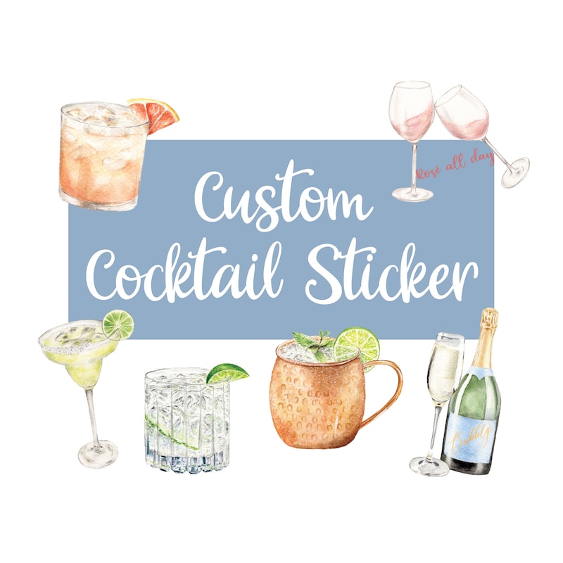 Stickers Watercolor - Etsy
