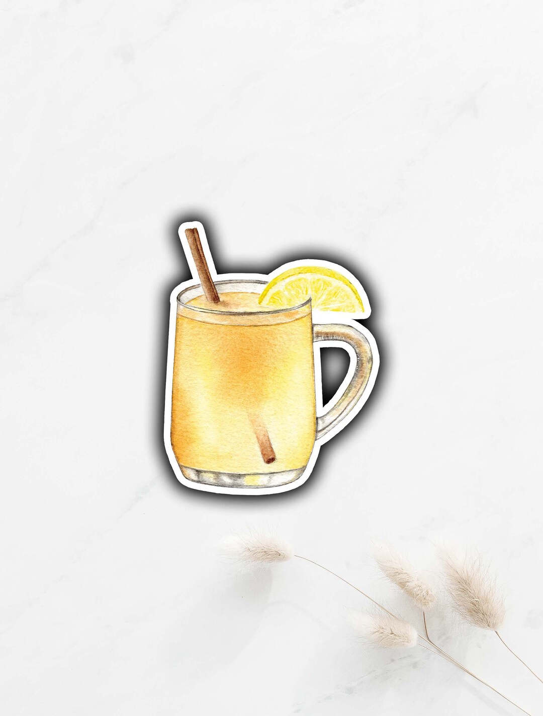 Hot Toddy Sticker, Whiskey Cocktail Sticker, Signature Drink Sticker ...