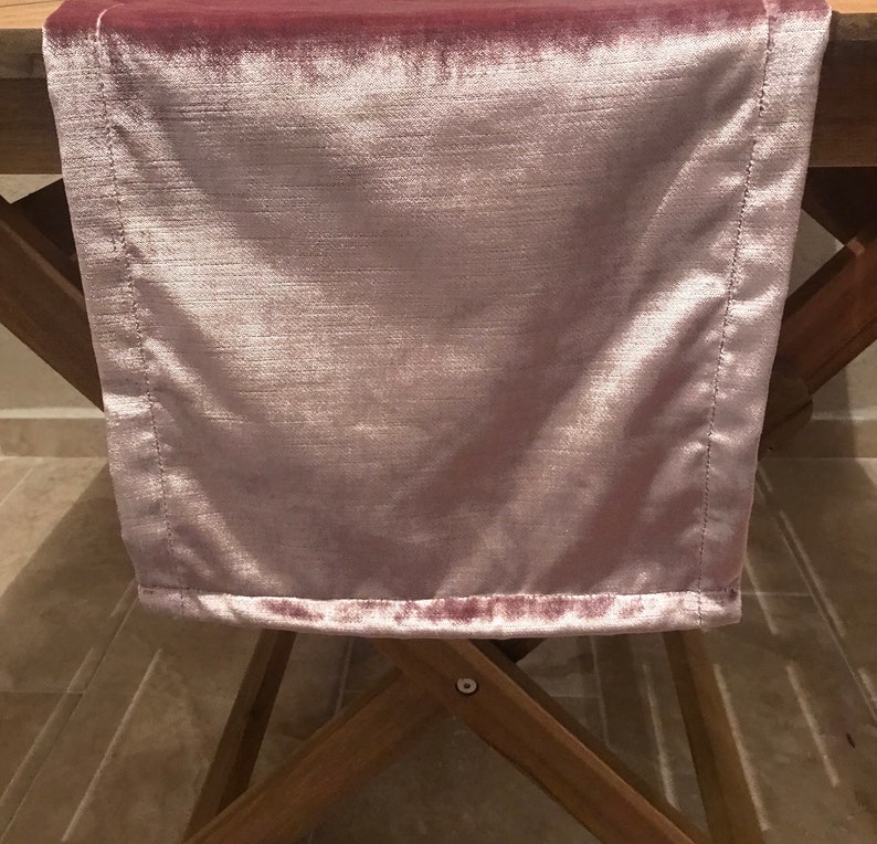 Pink Velvet Runner Beautiful Table Runners for You High - Etsy