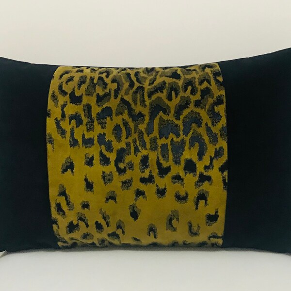 Leopard Bolster Pillow - Etsy