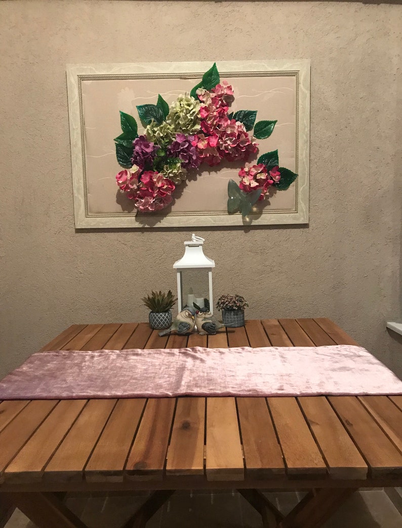 Pink Velvet Runner Beautiful Table Runners for You High - Etsy