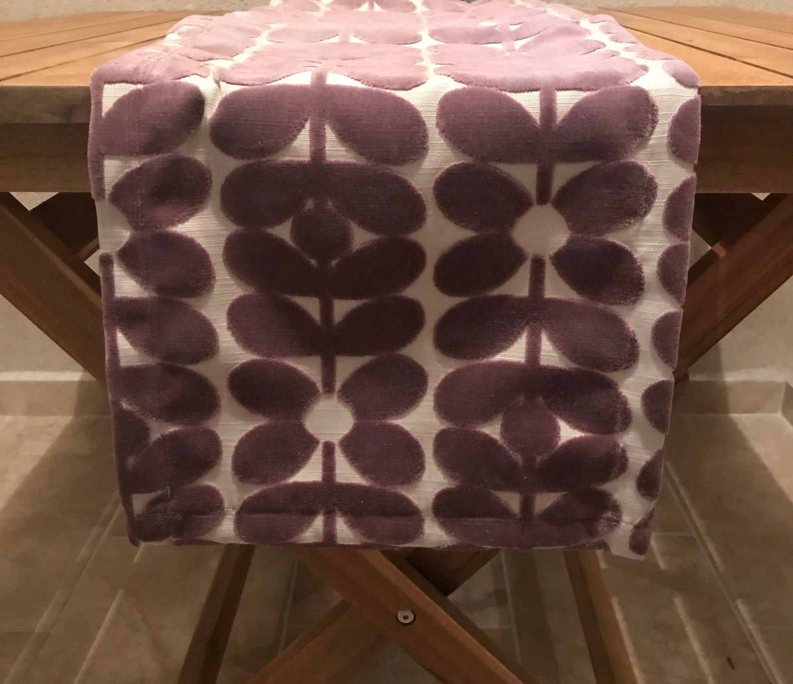 Lilac Velvet Runner Beautiful Table Runners for You High - Etsy