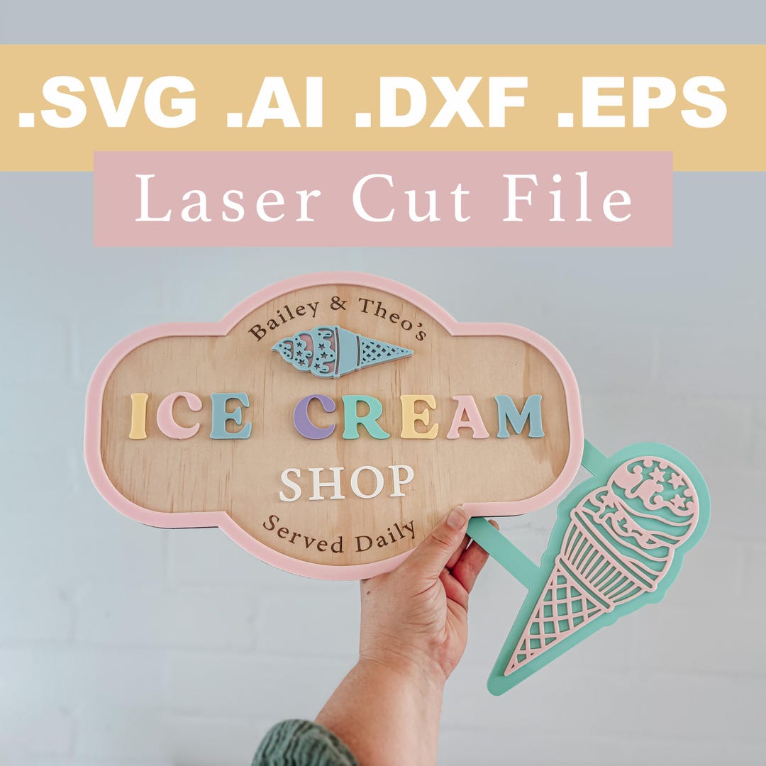 Personalized Cubby House Laser Cut File, SVG Laser Files, Laser Cutting ...