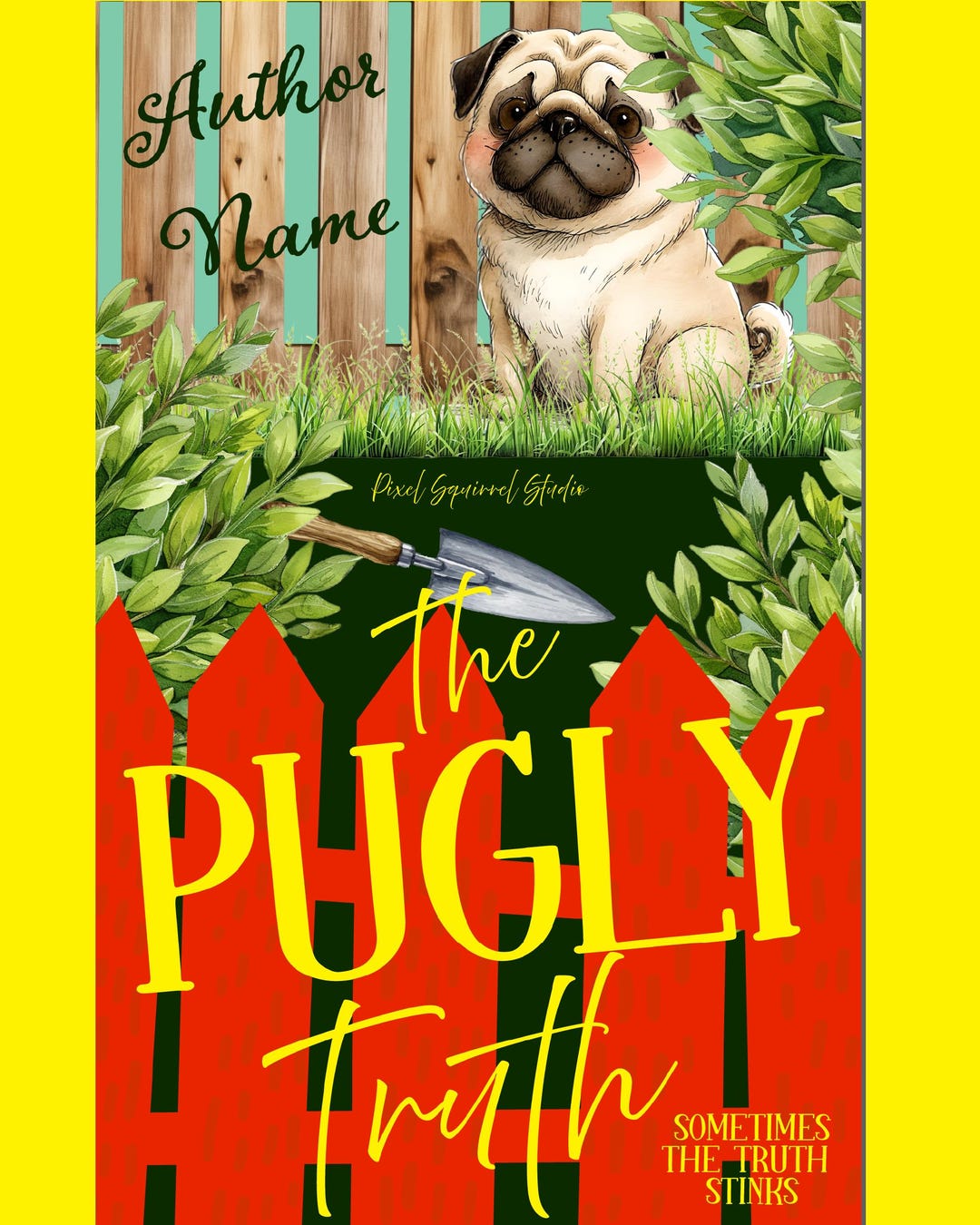 The Pugly Truth - Cozy Mystery Ebook Cover Premade - Etsy