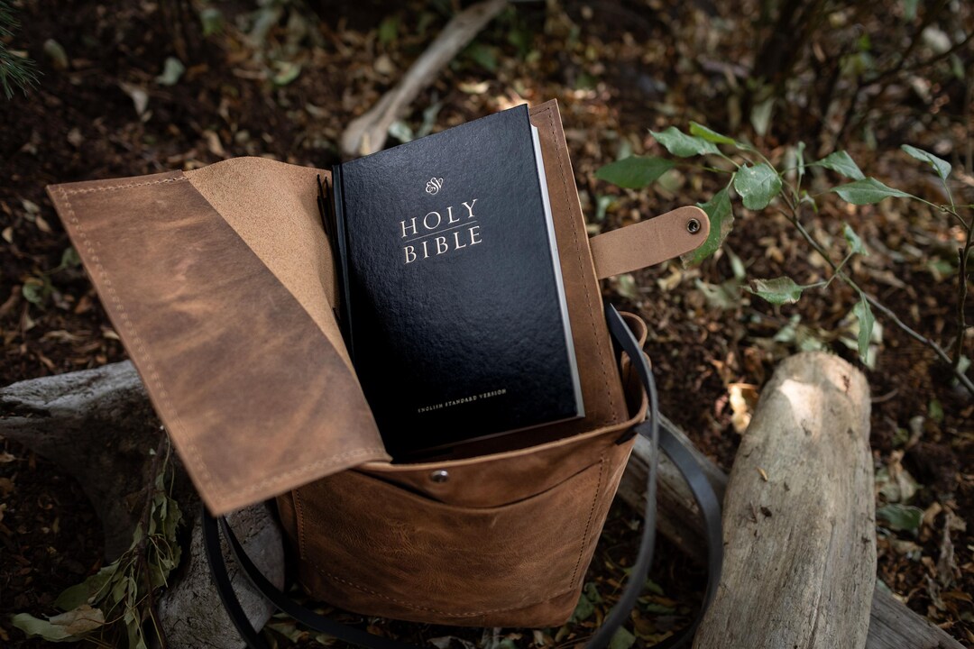Personalized Custom Leather Bible Cover - Non-engraved Edition - Etsy