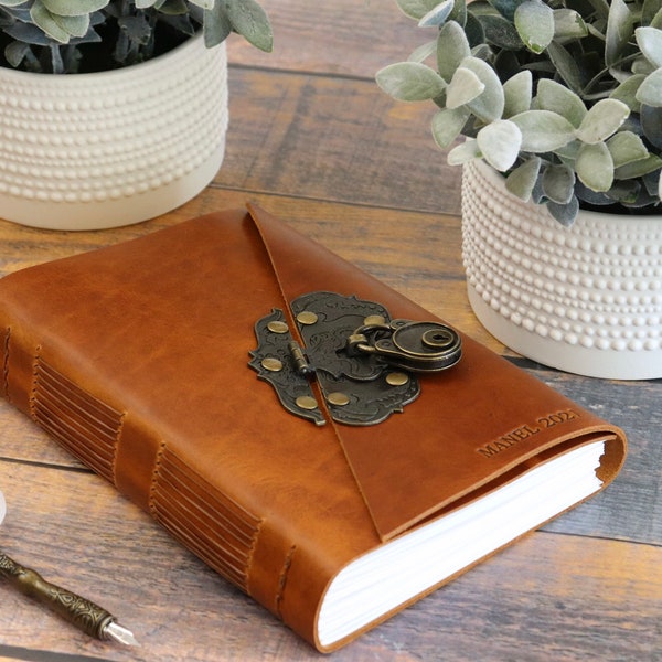 Leather Journal - Etsy
