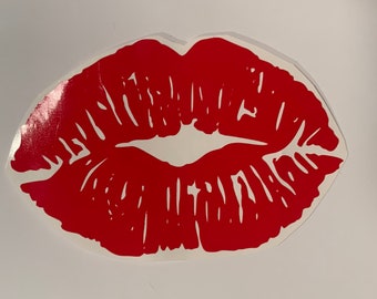 Lips decals | Etsy