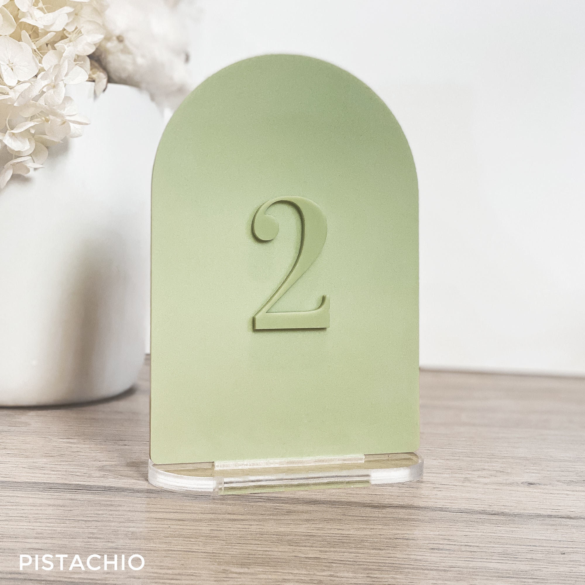 Matte Acrylic Arch Table Numbers | Modern Wedding Decor - Etsy Australia