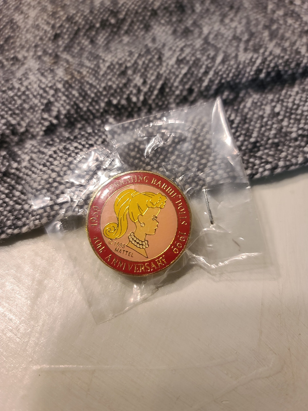 1999 Celebrate 40 Years of Barbie Doll Pin / Ponytail Barbie / 1998 ...