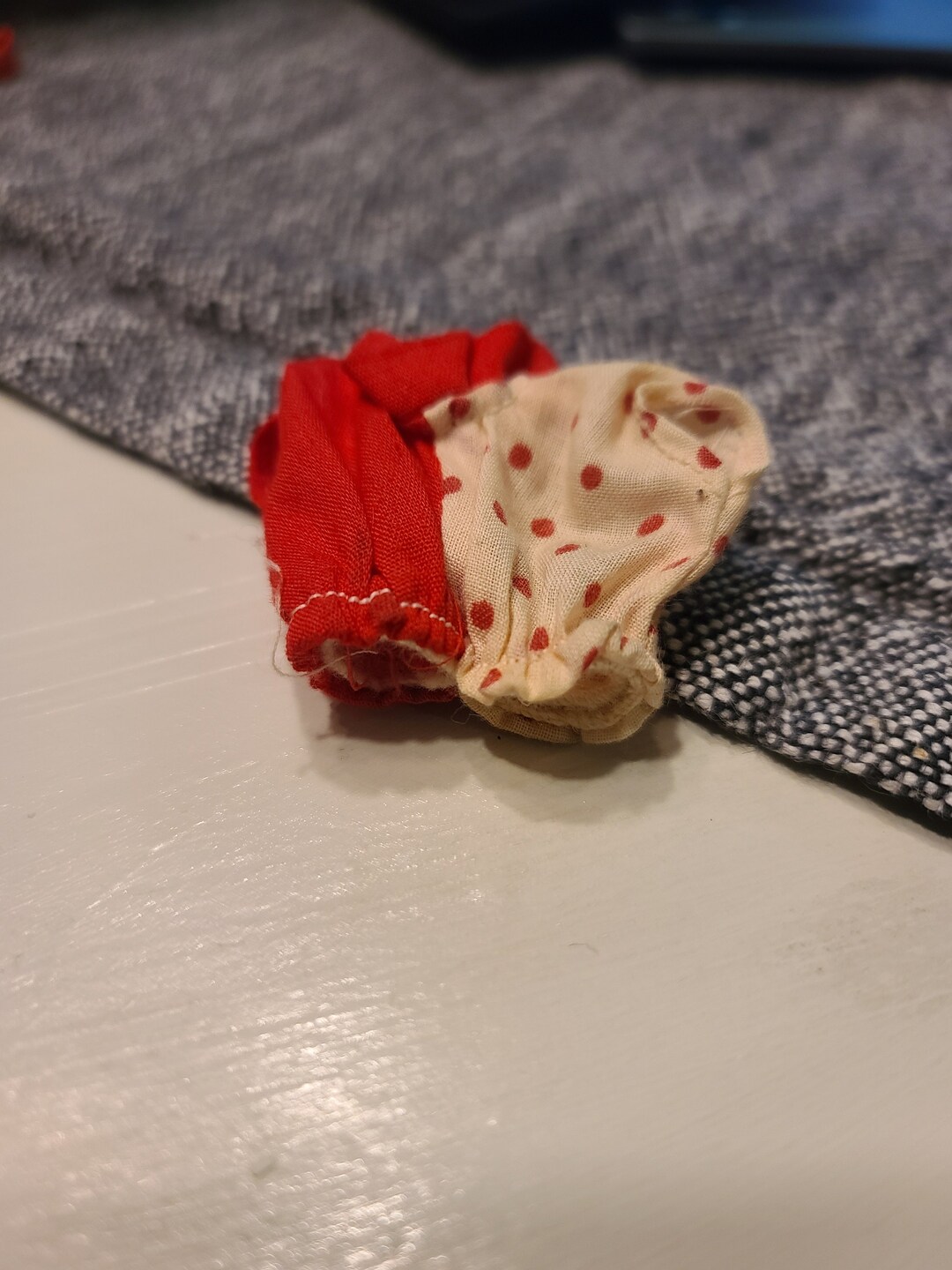 1960s Vintage Liddle Kiddles Outfit / Red Clown'n Doll Jumpsuit ...