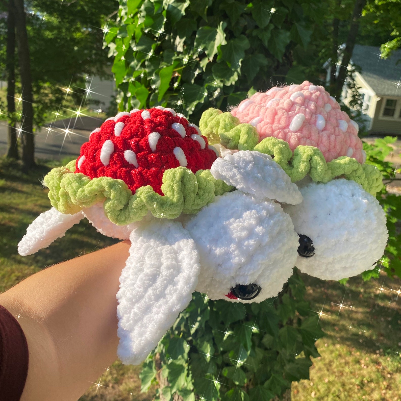 Crochet Strawberry Turtle Red or Pink - Etsy