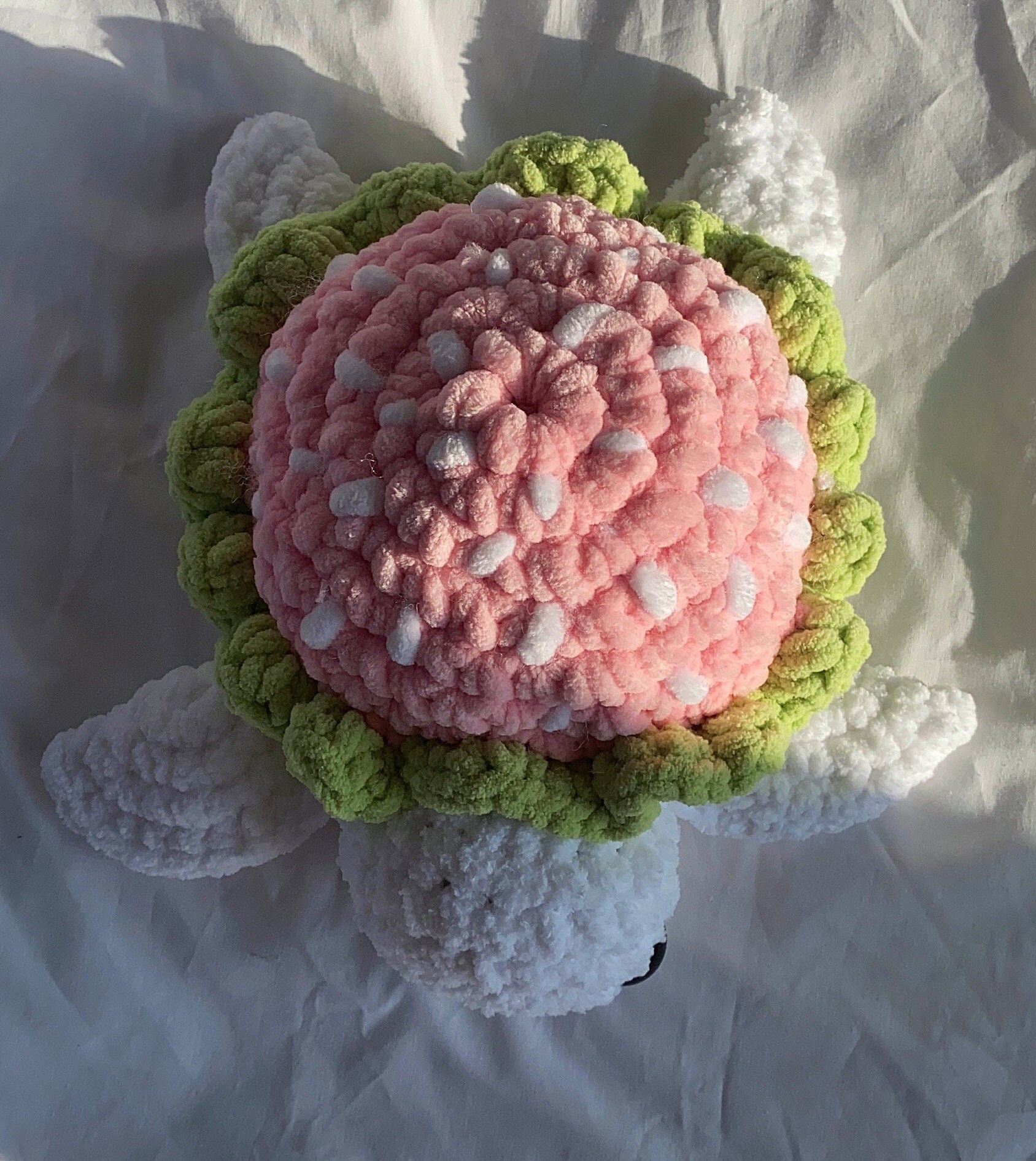 Crochet Strawberry Turtle Red or Pink - Etsy