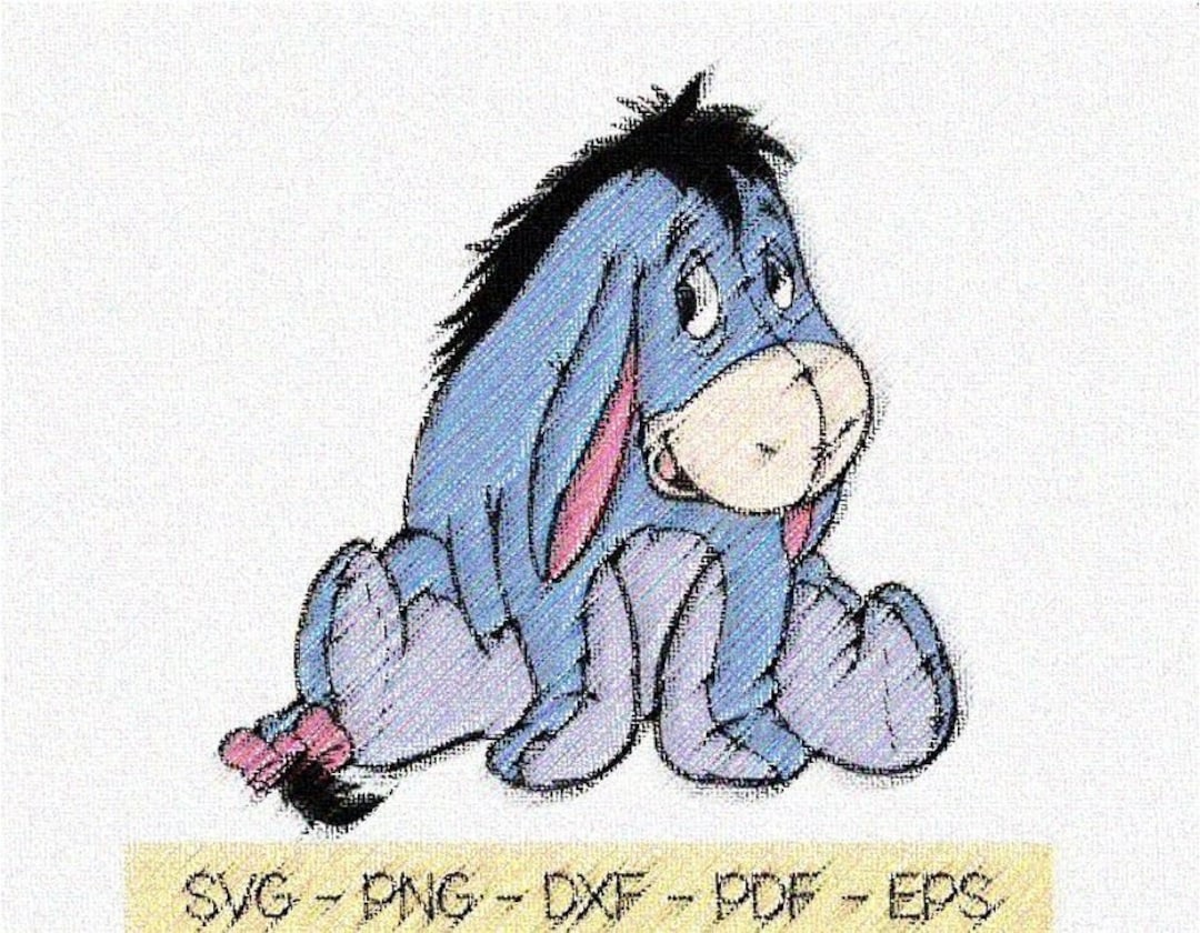 Eeyore SVG File Download - Etsy