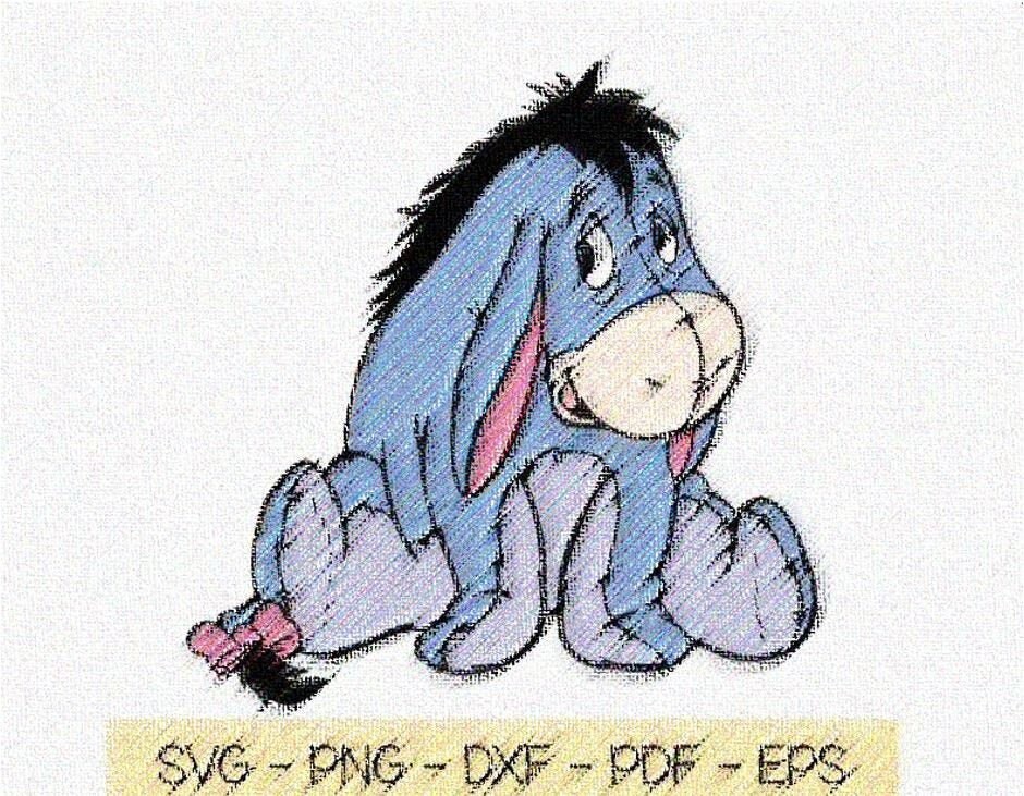 Eeyore SVG File Download - Etsy