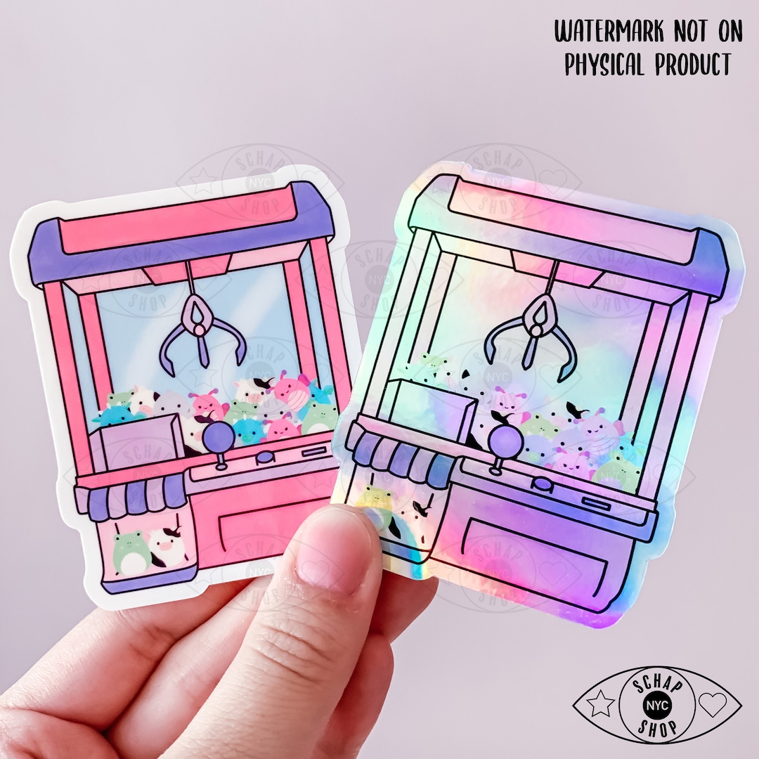 Squishmallow Claw Machine Inspired Stickers | Weatherproof Vinyl ...