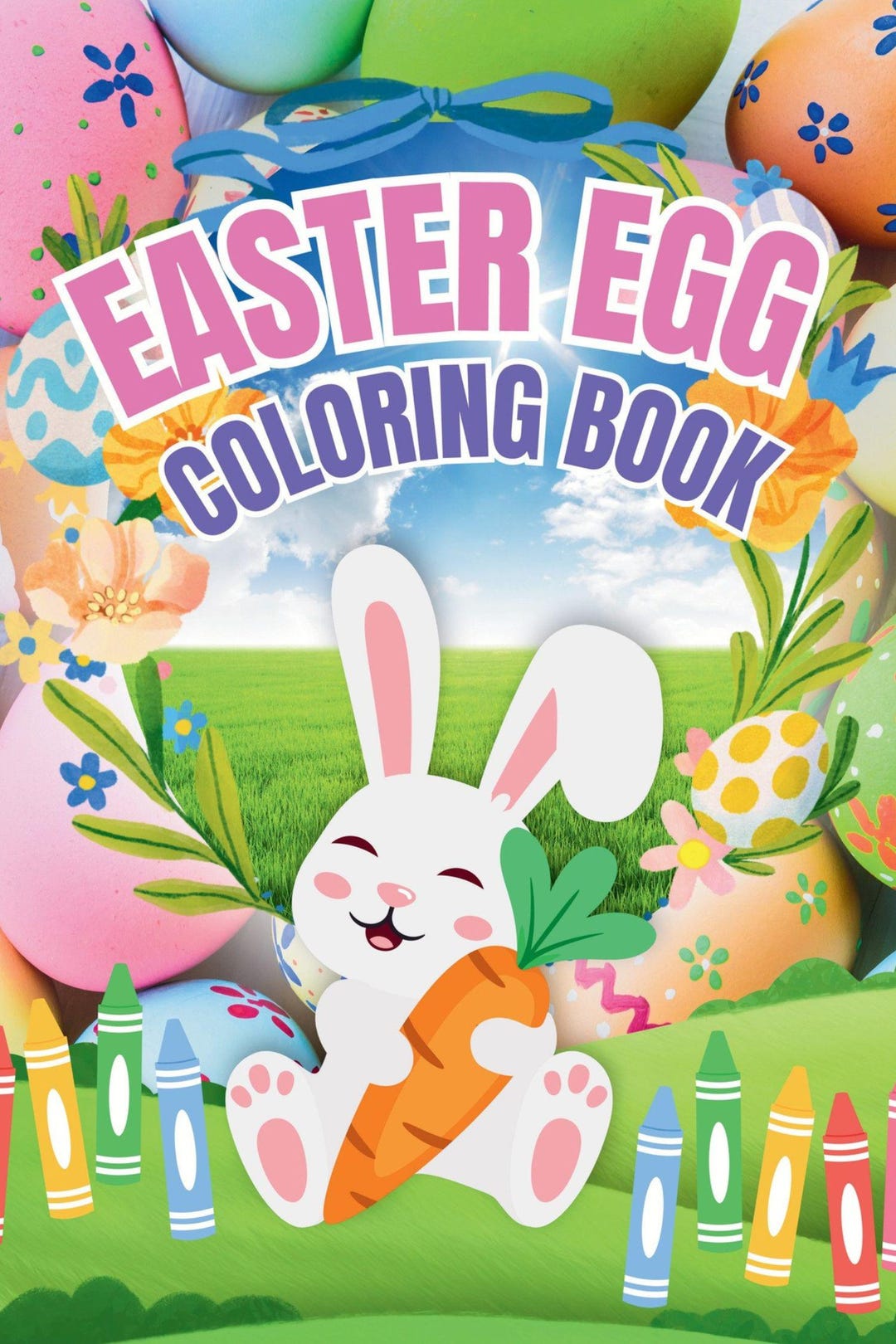 Easter Egg Coloring Book - Etsy