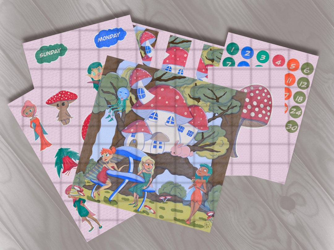 Enchanted Forest Bullet Journaling Bundle, All Printable Bullet ...