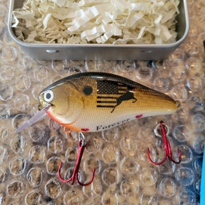 Customized Hand Painted Fishing Lure With Your Own Message. - Etsy