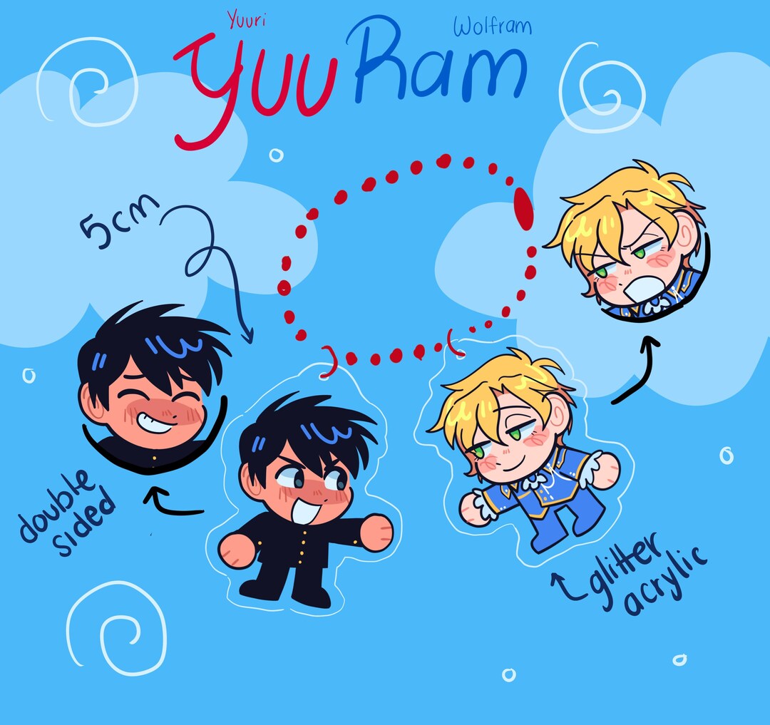 Kyou Kara Maoh Yuuram Mini Charms - Etsy