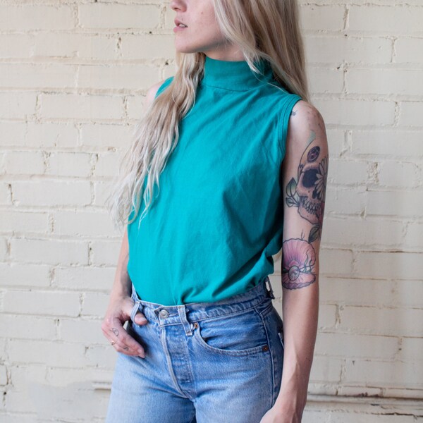 Turquoise Tank Top - Etsy