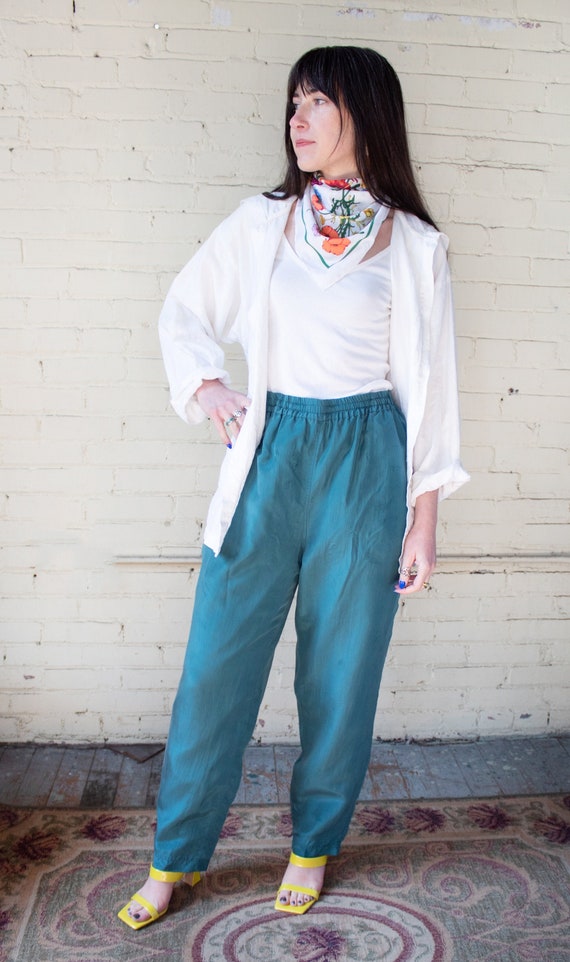 Vintage silk pants - Gem