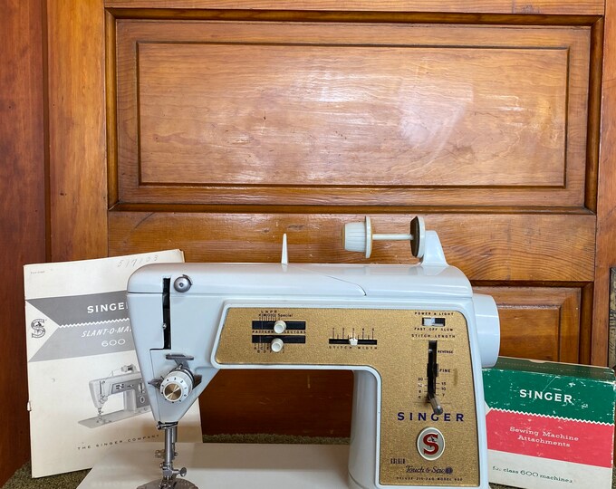 Restored Singer Golden Touch and Sew Deluxe Zigzag Model 620 METAL ...