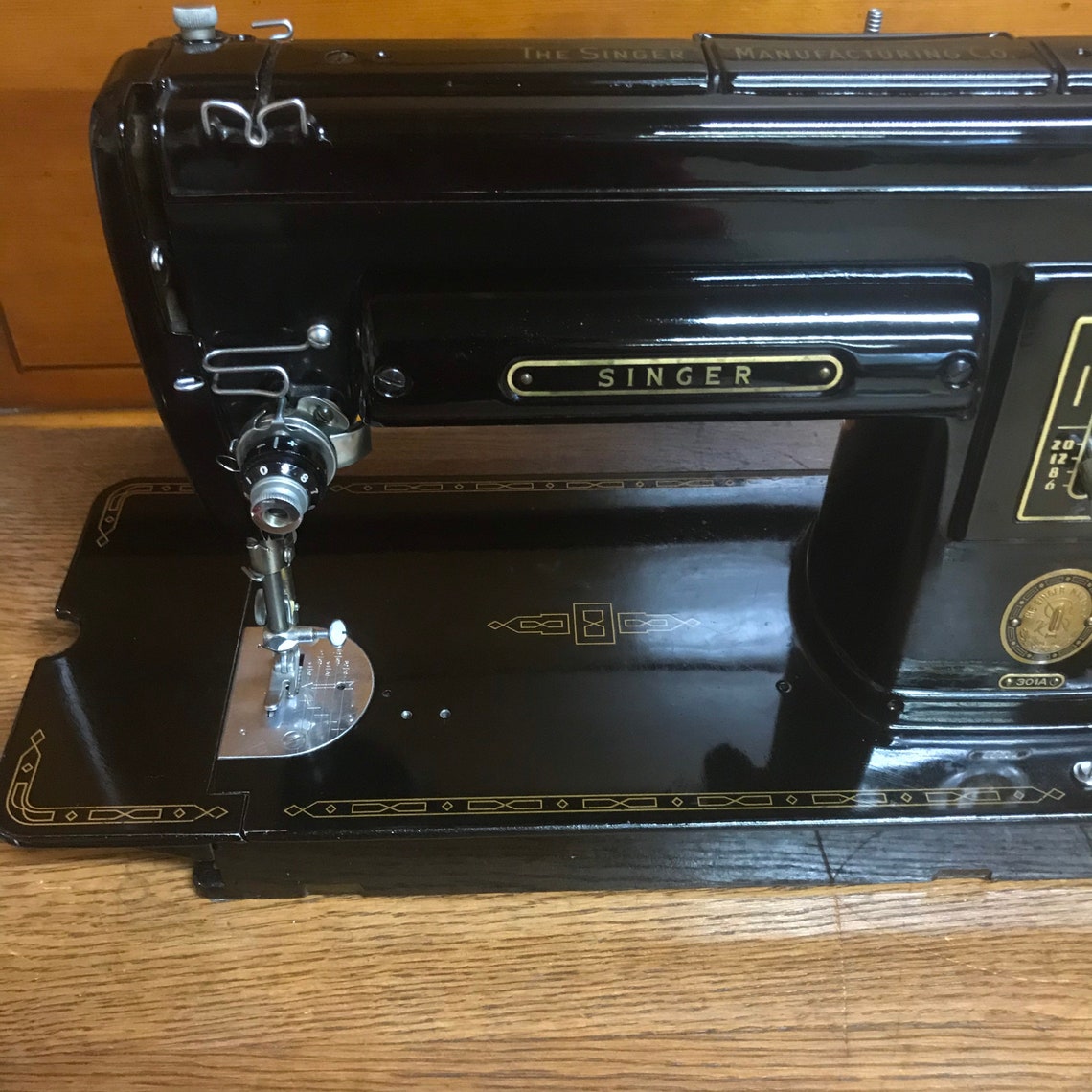 Restored singer 301A slant needle sewing machine | Etsy